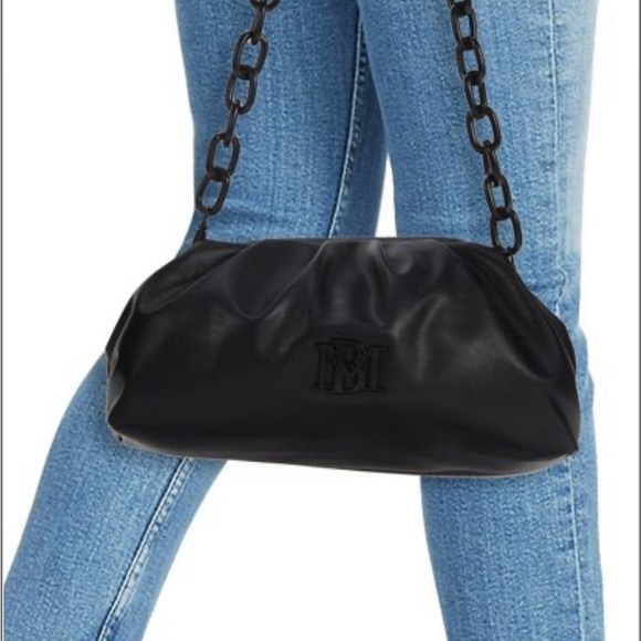 Badgley Mischka | Bags | Badgley Mishka Wrapped Frame Bag Chain Strap ...